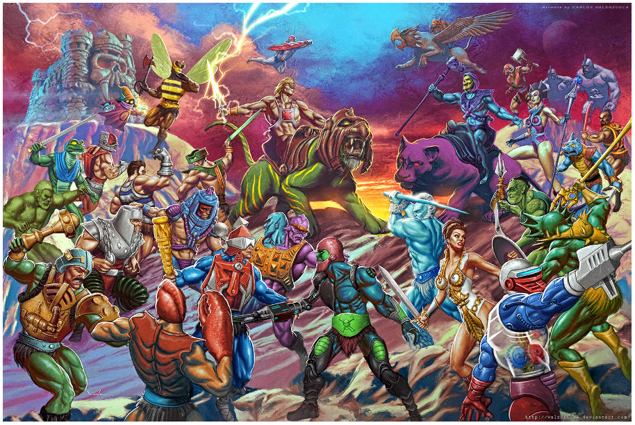 Awesome Art's Tribute to 1980s Cartoons with He-Man And The Masters Of ...